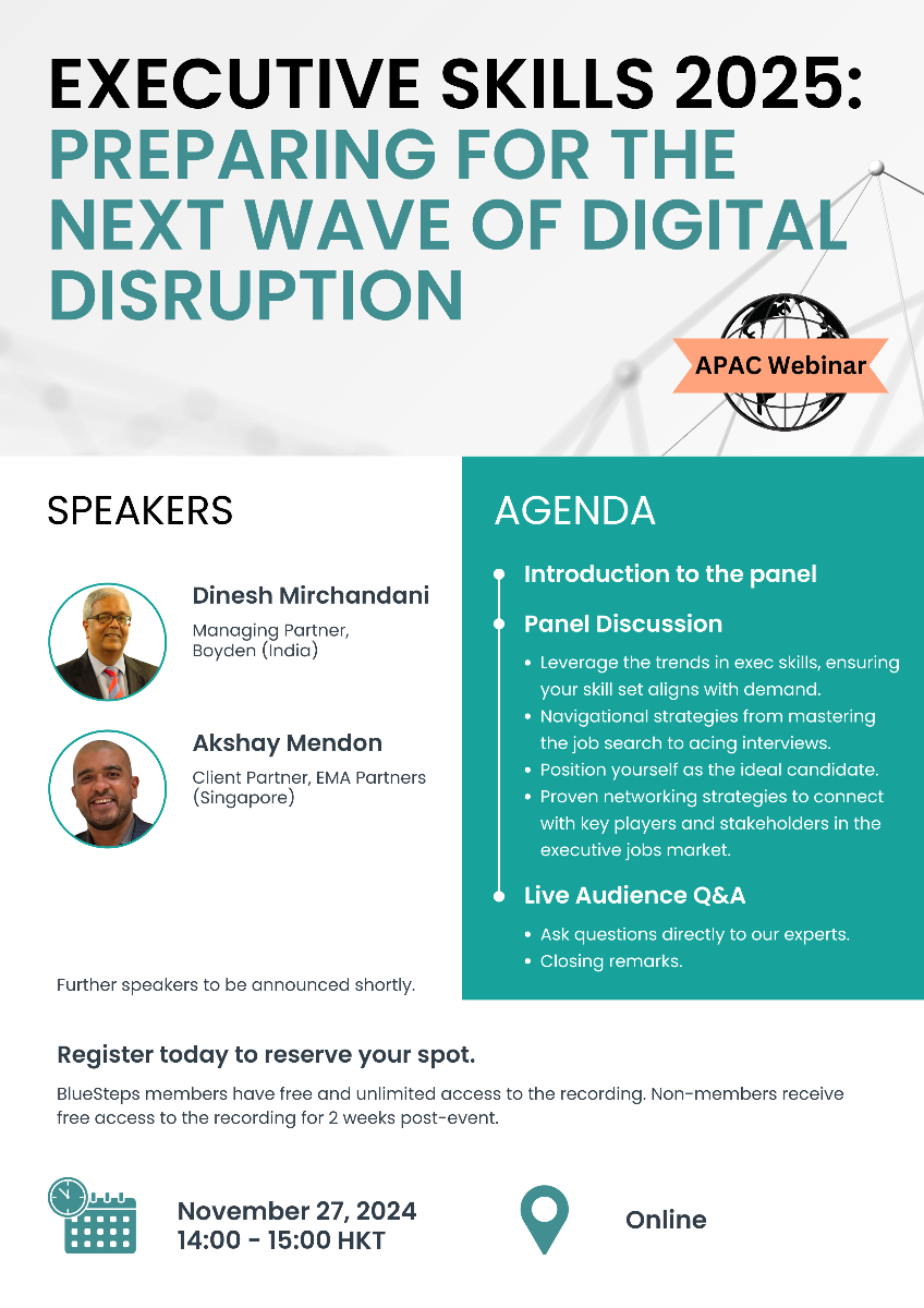 Executive Skills 2025: Preparing for the Next Wave of Digital Disruption