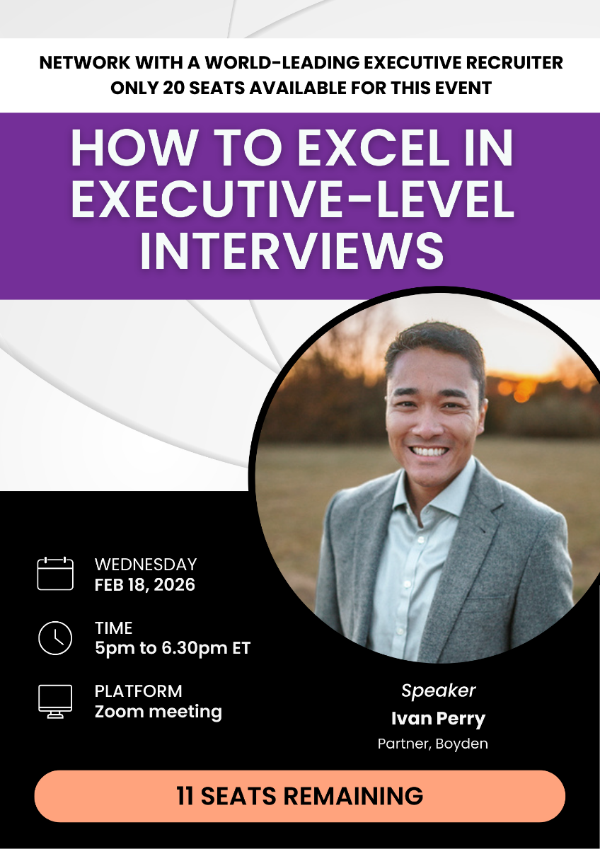 How to Excel in Executive-Level Interviews