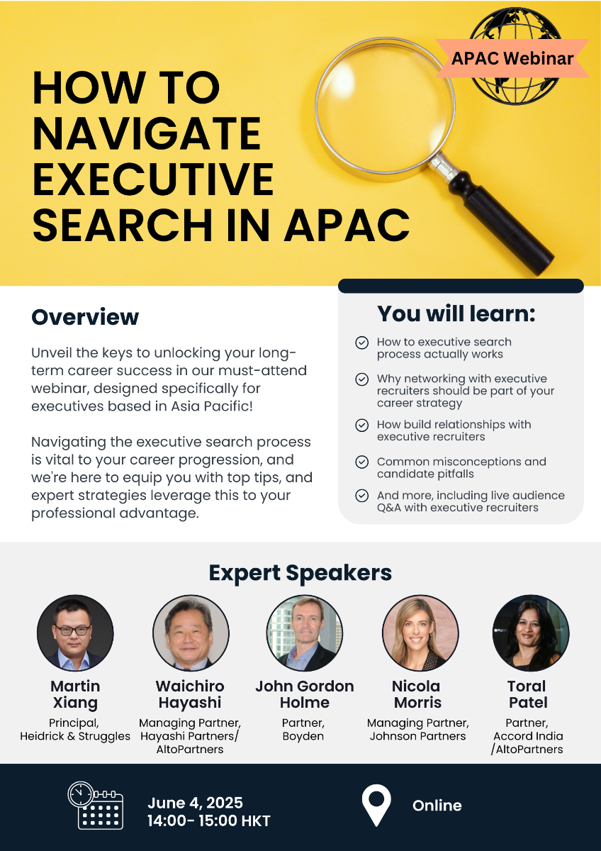 How to Navigate Executive Search in APAC