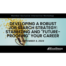 Developing a Robust Job Search Strategy: Stabilizing and "Future ...